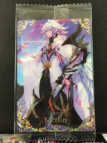 Merlin Caster Fate Grand Order Twin Wafer Card 2025 FGO ST 06 — Japan ...